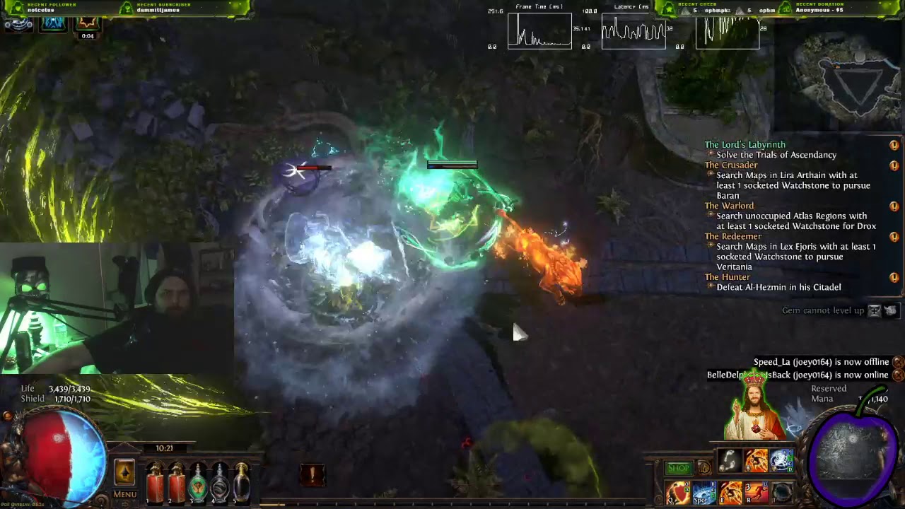 Al-Hezmin, the Hunter | wintertide brand occultist | path of exile ...