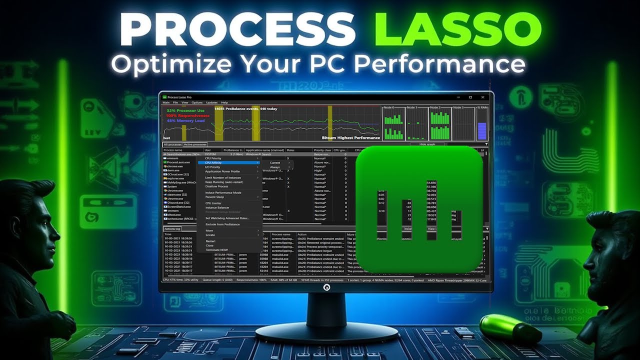Boost your FPS by tweaking PROCESS LASSO! very simple - YouTube