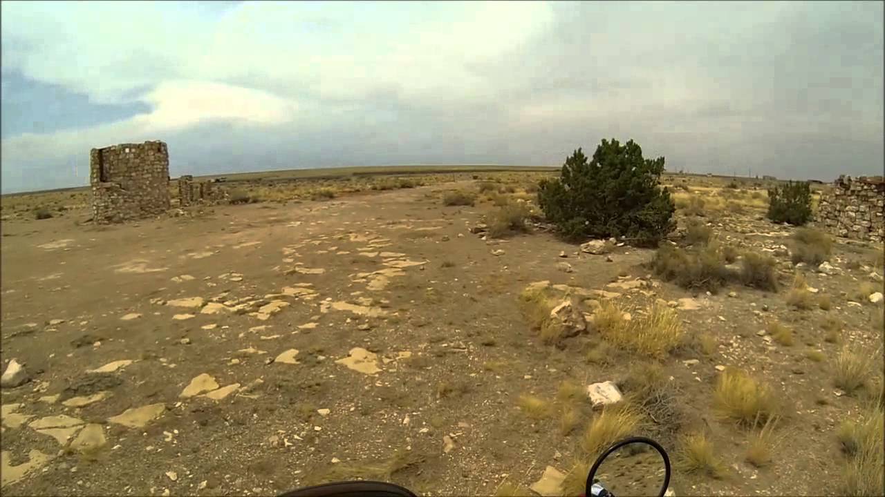 Two Guns AZ. abandoned Ghost town Route 66 KLR 650 Dual Sport - YouTube