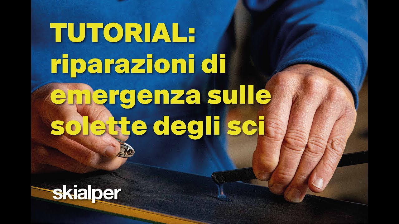 Come riparare la soletta degli sci: tutorial completo - YouTube