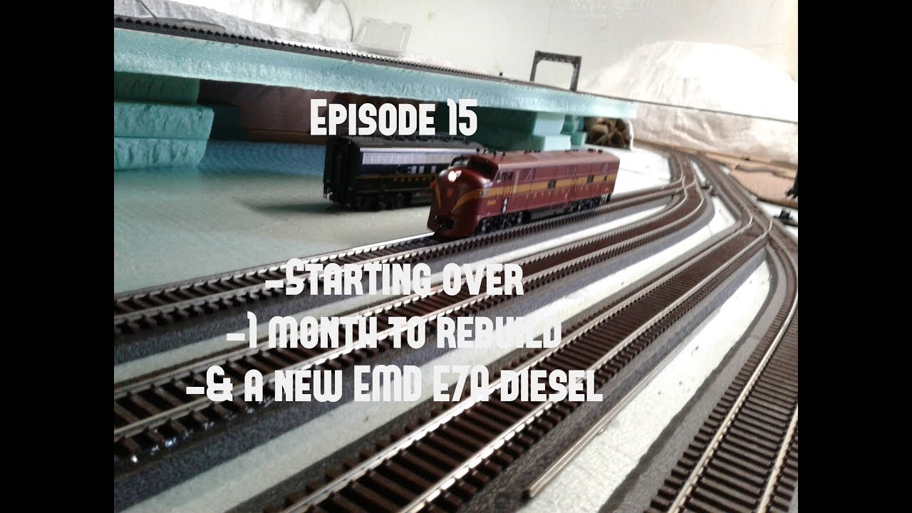 HO Scale PRR Layout Episode 15: Starting Over - YouTube