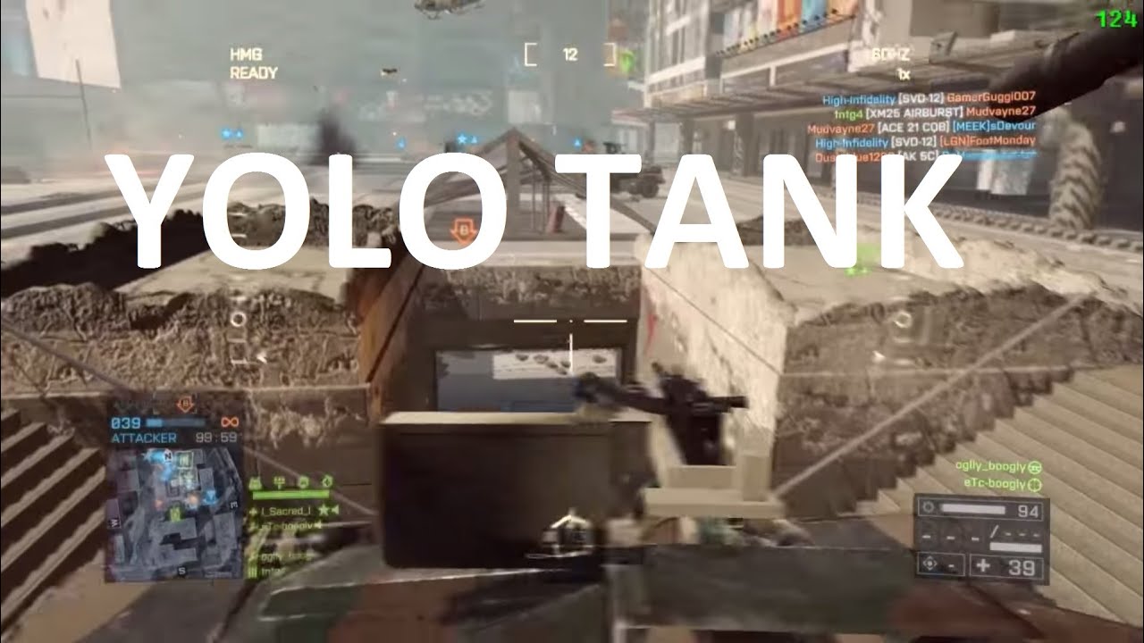YOLO TANK! | 64 Player Rush (52-4) | Battlefield 4 - YouTube
