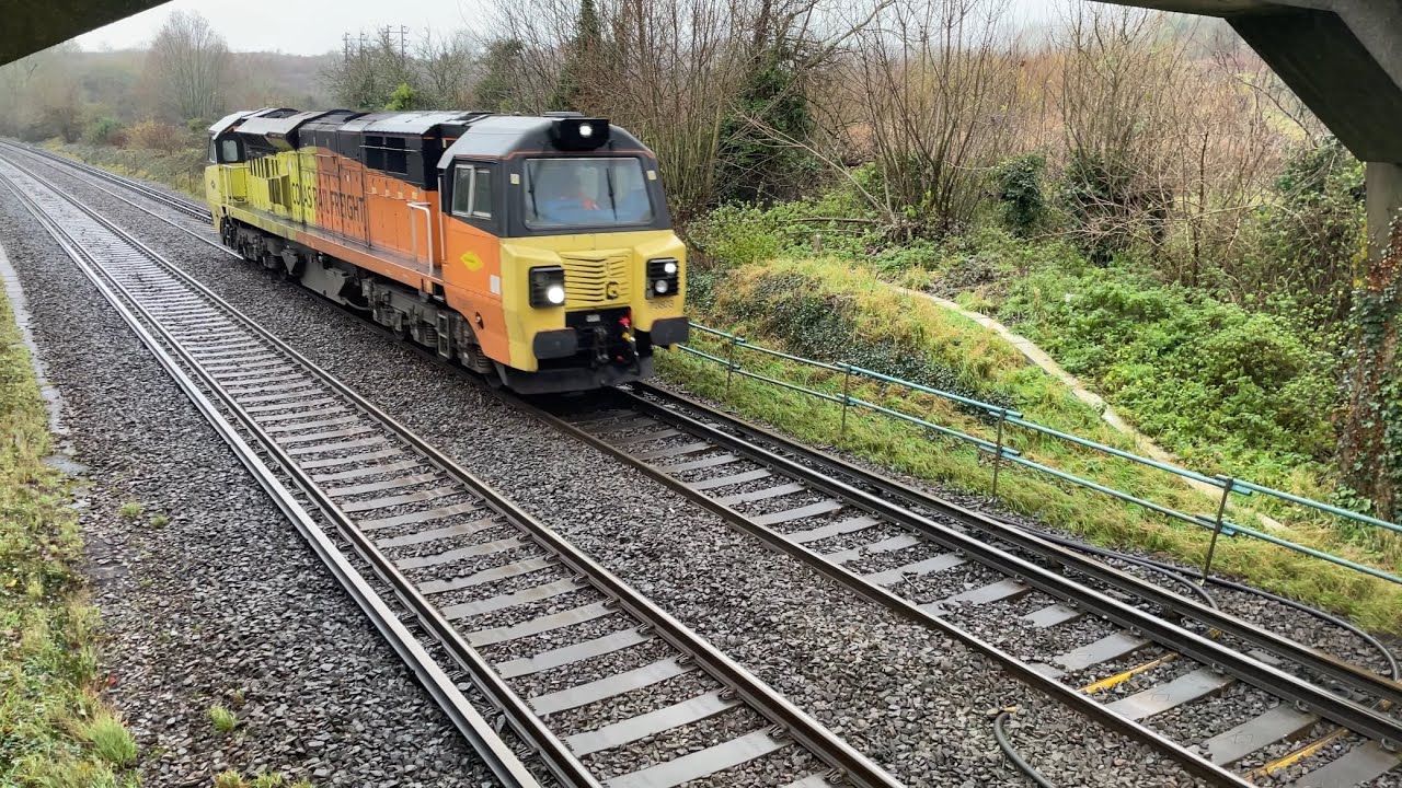 Class 70 | 70803 | Colas Rail Freight | Light Engine - YouTube
