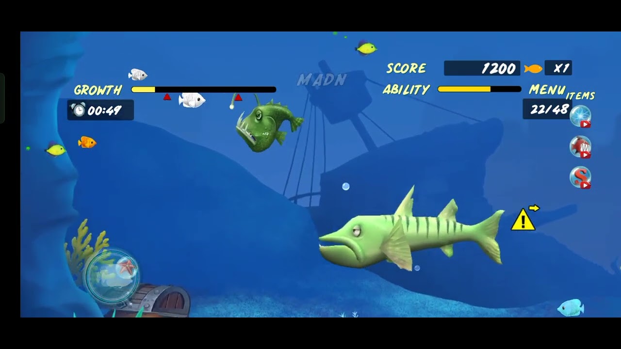 Green Angler fish prey on many small fish ll Freezing Freezy #006 - YouTube