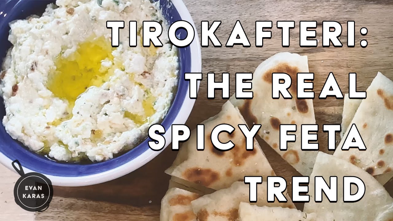Tirokafteri | Homemade Spicy Greek Feta Cheese Dip Recipe for Dips and ...