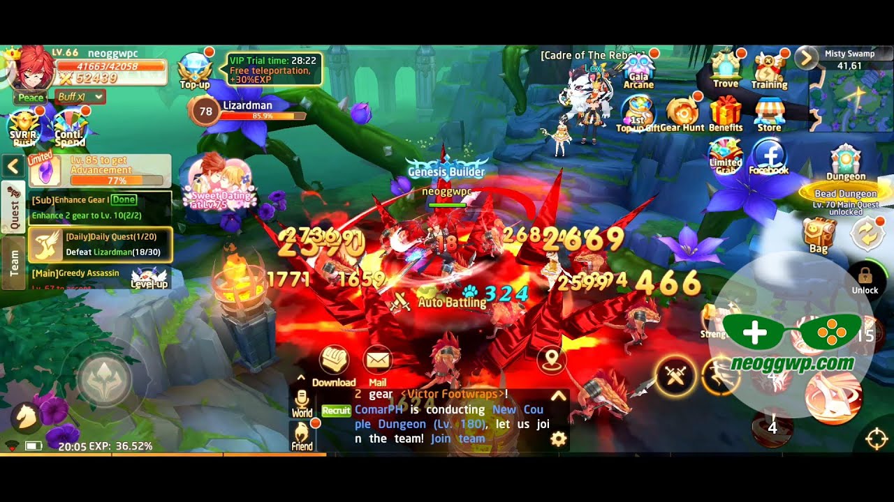 GEM-X (Official) (Android iOS APK) - MMORPG Gameplay, Berserker Lv.1-66 ...
