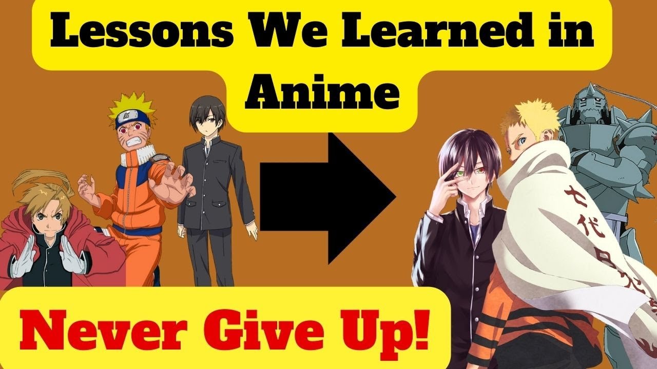 Never Give Up! (Lessons we Learned in Anime) - YouTube