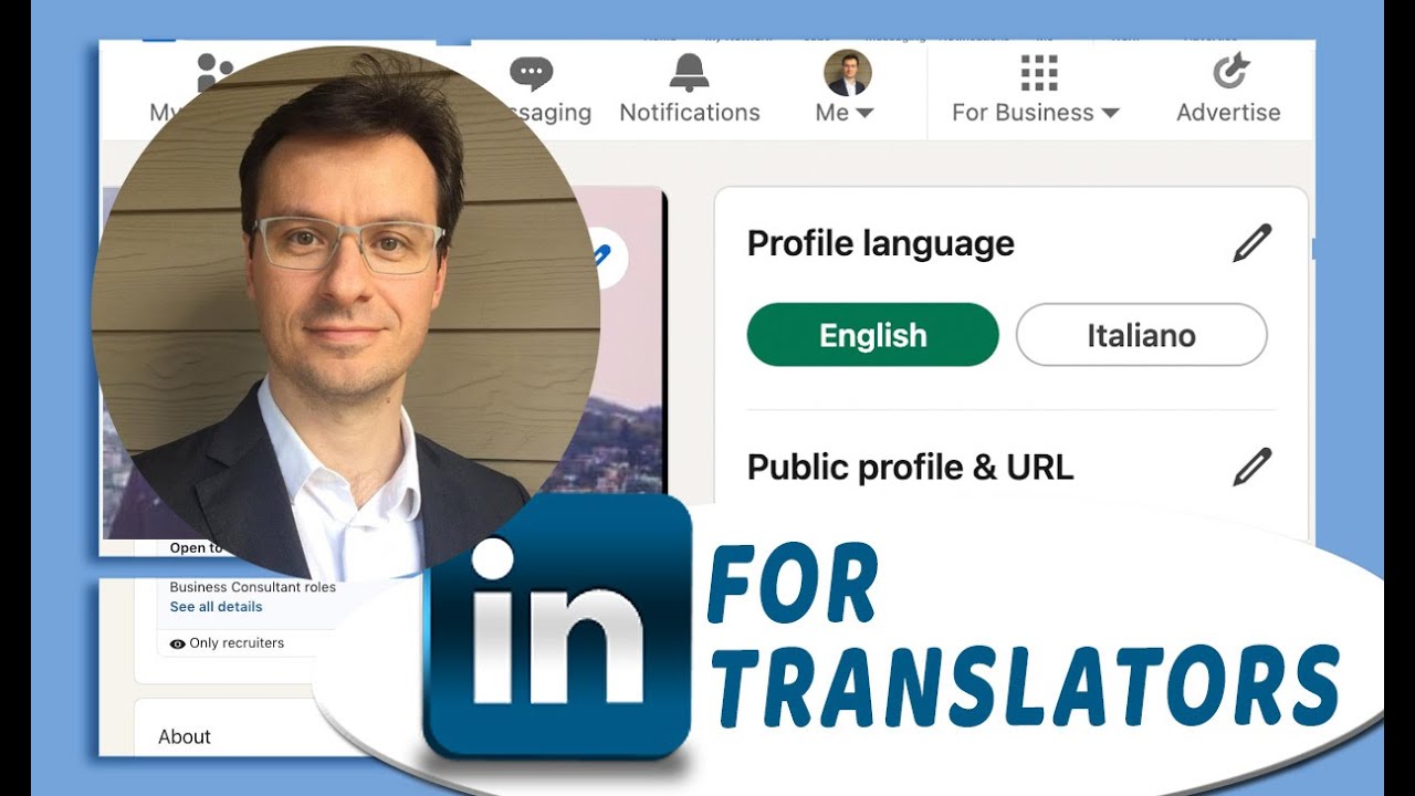 LINKEDIN FOR TRANSLATORS (Training Guide excerpts) - YouTube