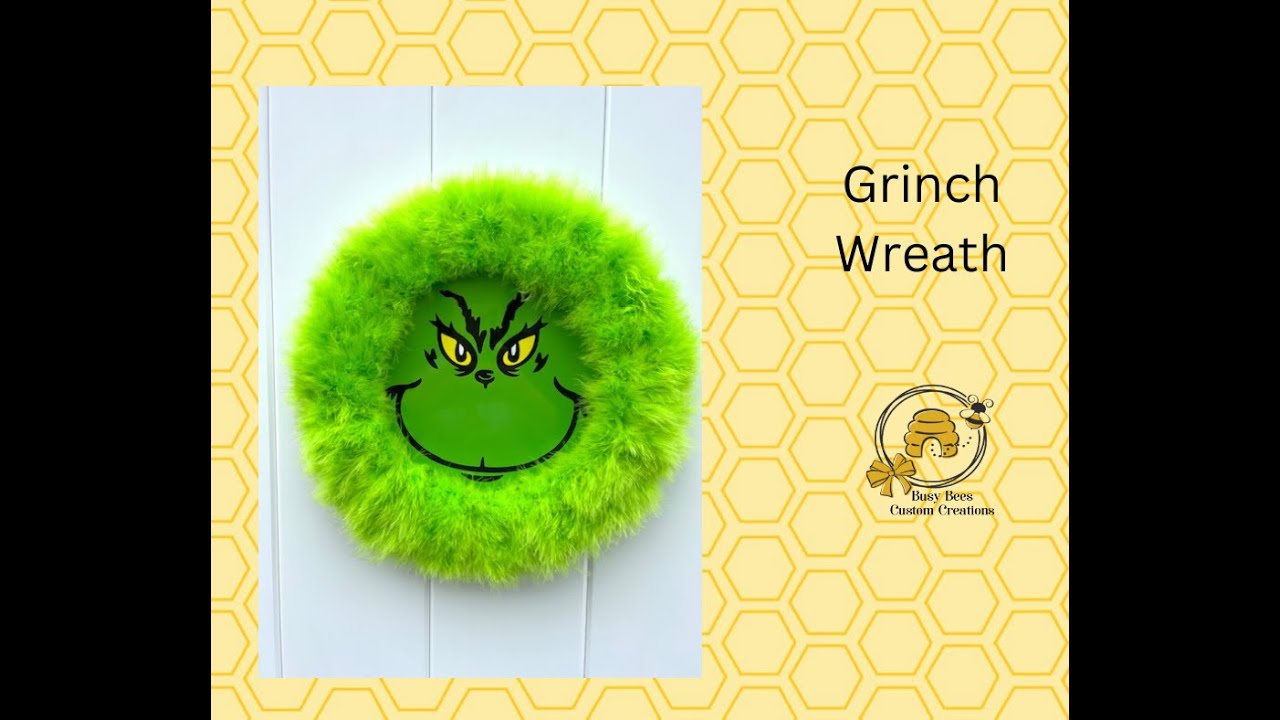 Let's make a Grinch Wreath - YouTube