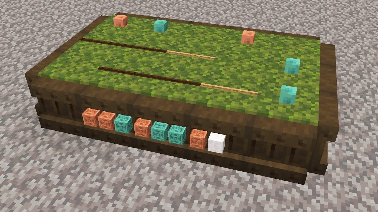 Billiards in minecraft - YouTube