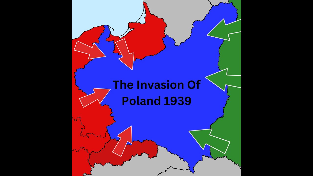 The Invasion of Poland 1939 On a Map. - YouTube