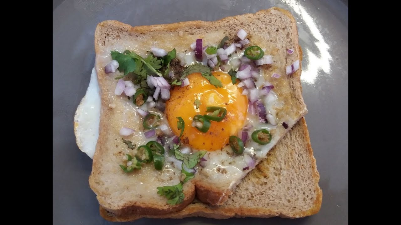 Egg Toast Sandwich - Quick & Easy Breakfast recipe | Hole in the Bread ...