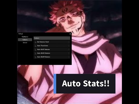 Jujutsu Chronicles | Auto Stats , Sukuna Vessel , ServerHop Script ...
