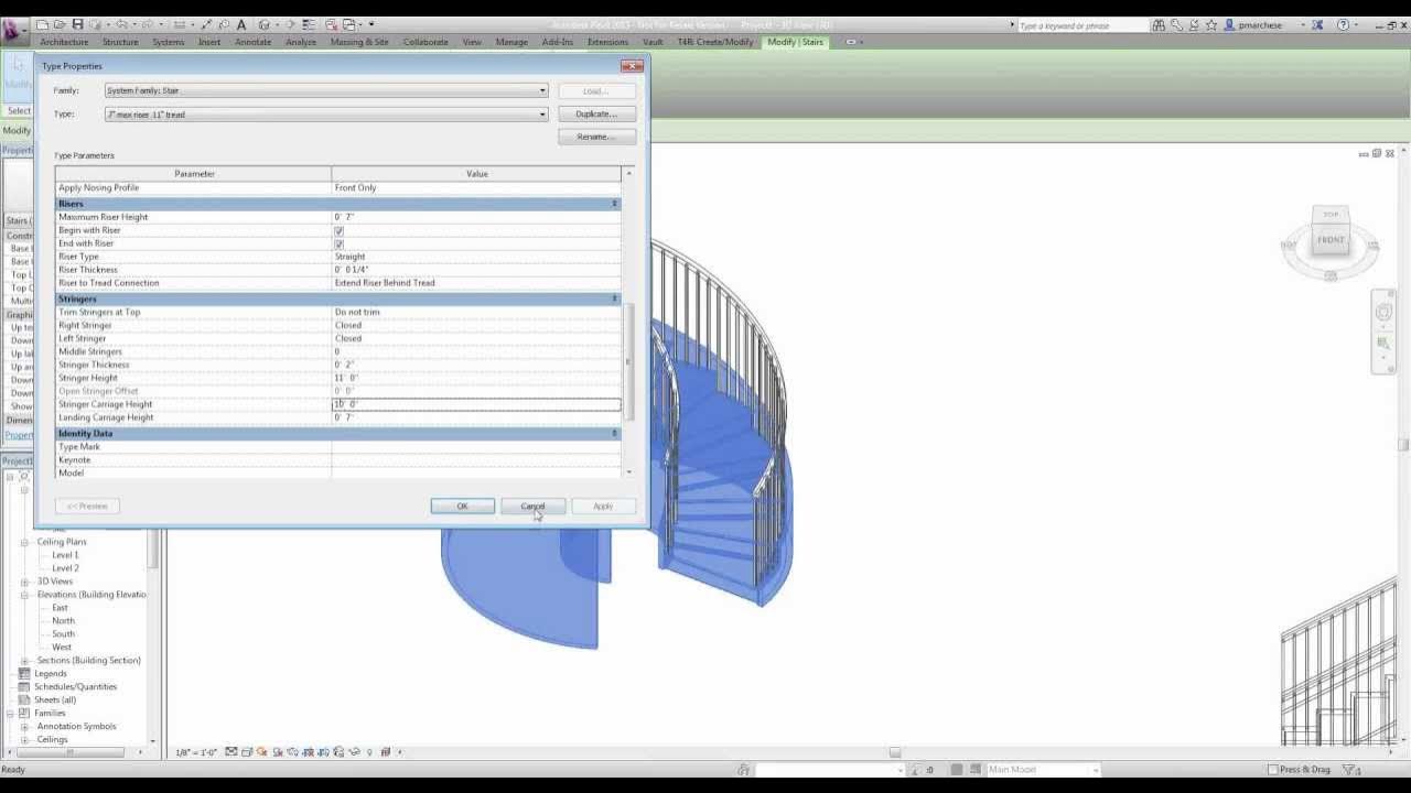 How-To: Create Stairs with Revit - YouTube