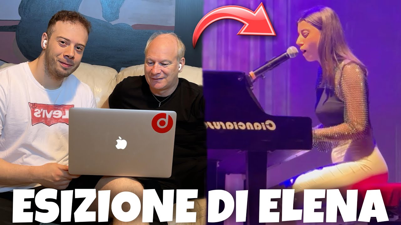 REAGISCO A ELENA CHE CANTA DAVANTI A 500 PERSONE!! PIANO E VOCE - YouTube