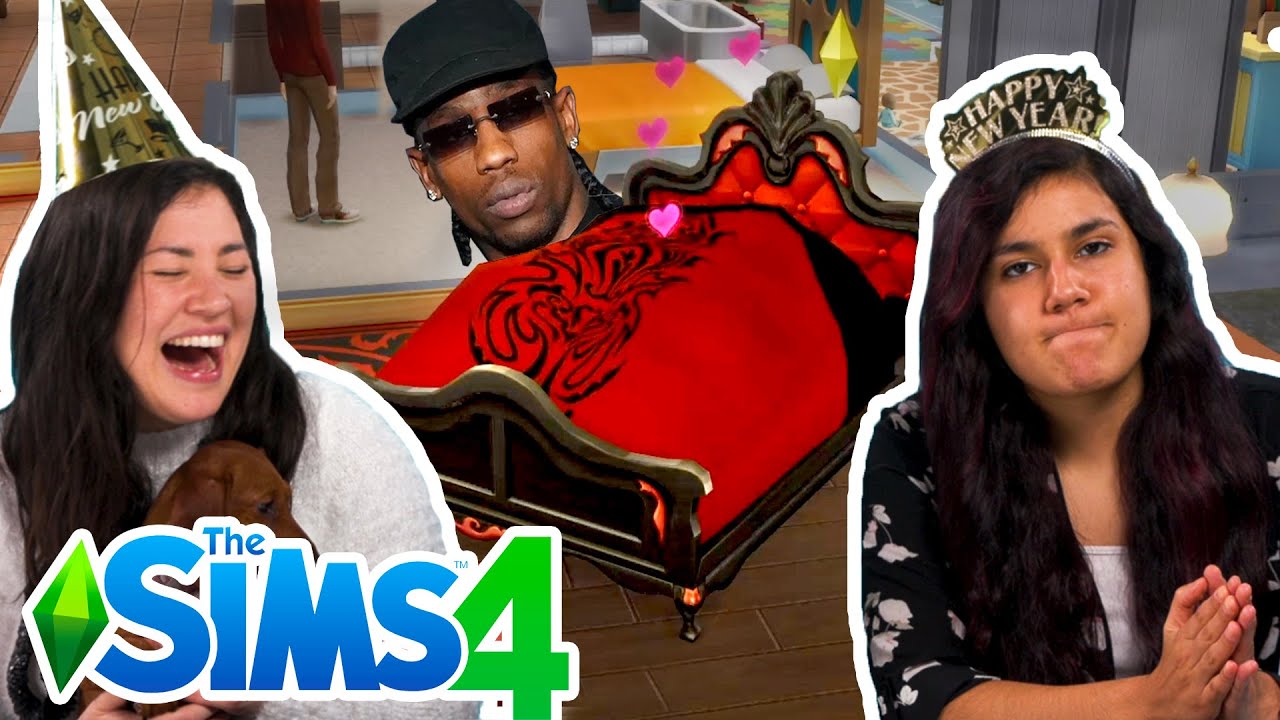 KISSING TRAVIS SCOTT - Sims 4 Alien Takeover Challenge Part 3 ...