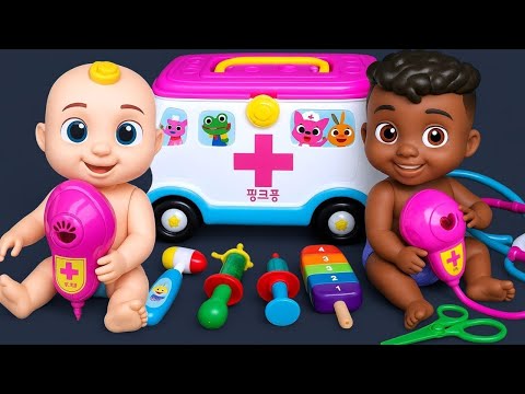 23 Minutes Satisfying with Unboxing COCOMELON Doctor Set, Pinkfong First Aid Toys | Fun Review Toys