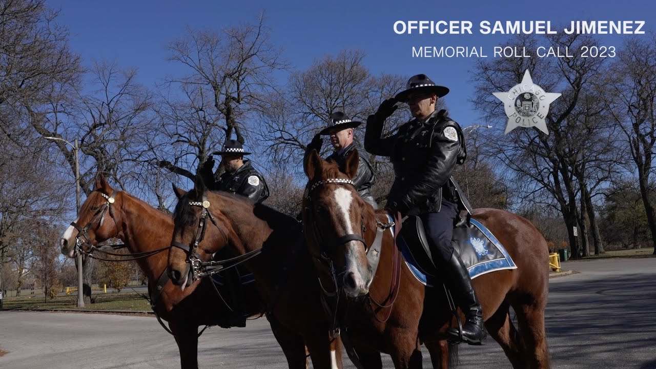 Officer Samuel Jimenez Memorial Roll Call 2023 I Chicago Police ...