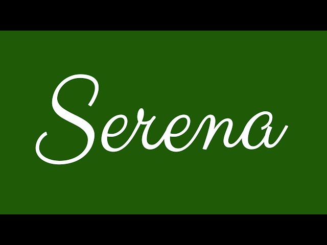 Serena Name