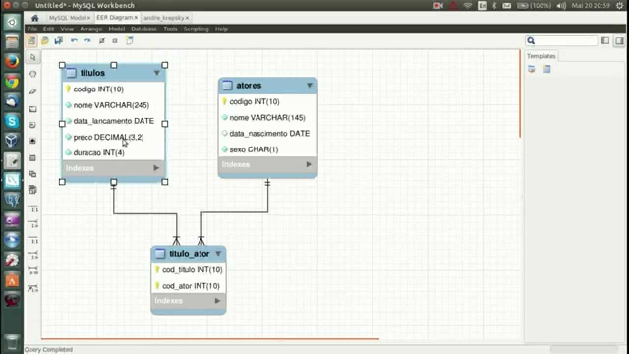 02 - CREATE TABLE: Construção da tabela Titulos - YouTube