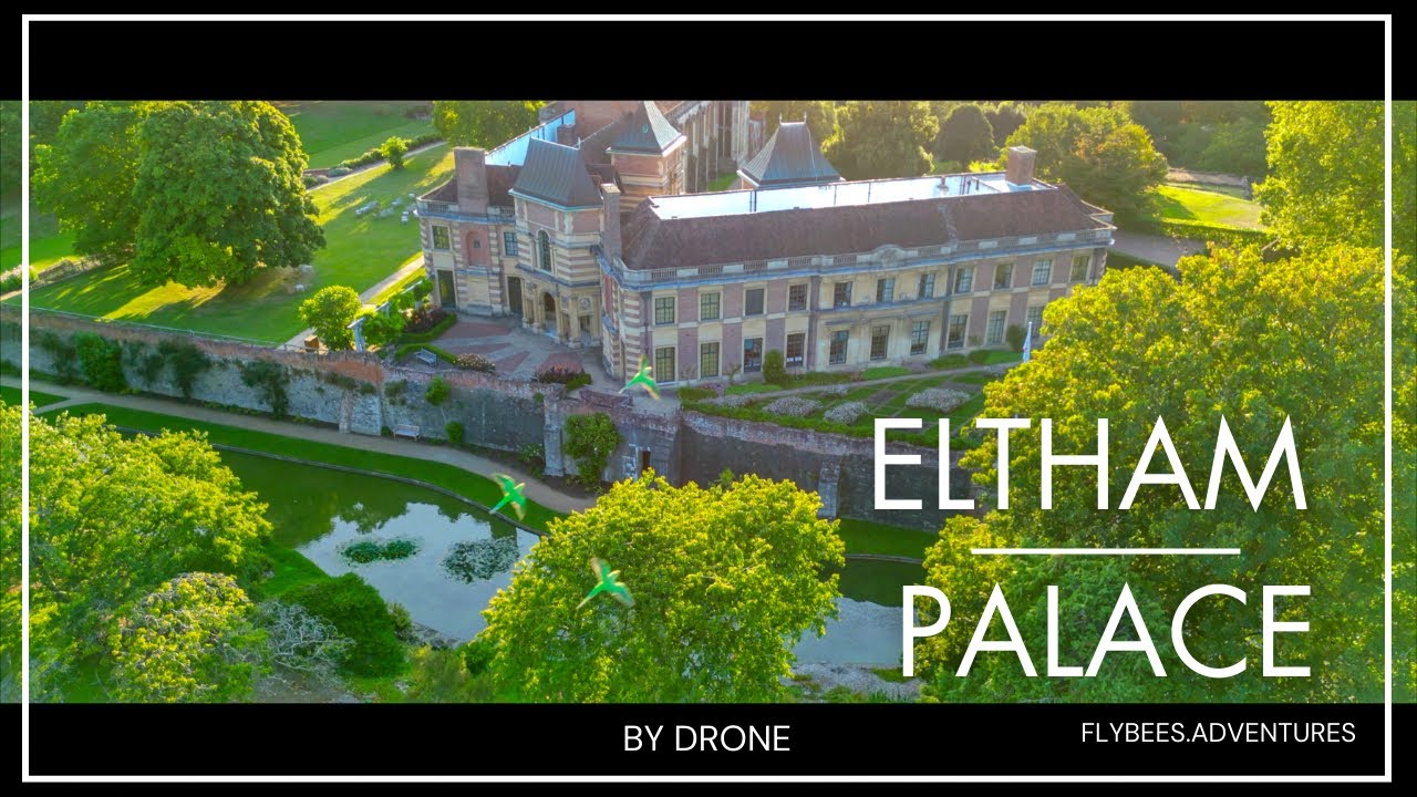 Elevated Elegance: Drone Flight Over Eltham Palace, London in 4k - YouTube