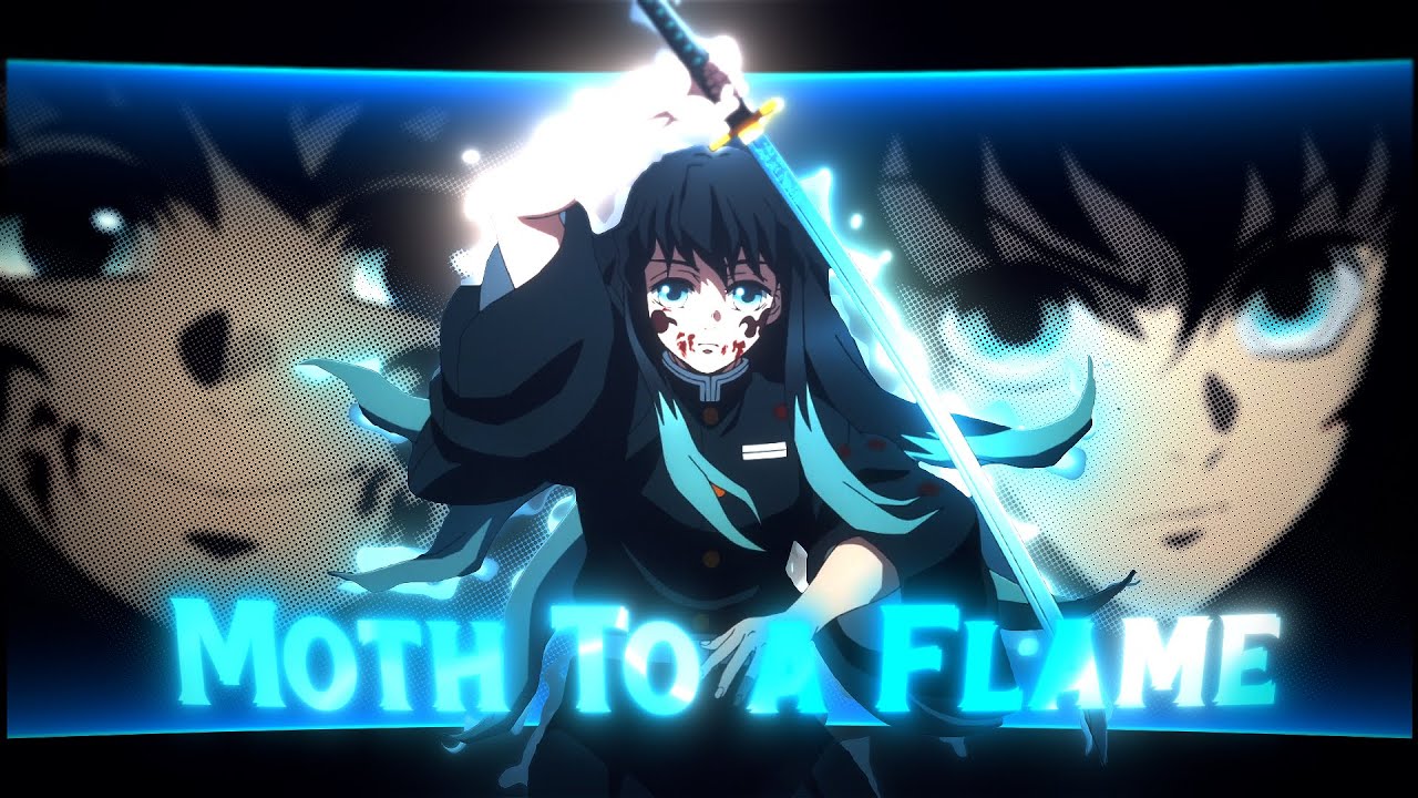 Demon Slayer Muichiro Tokito - Moth To A Flame - [EDIT/AMV] - YouTube