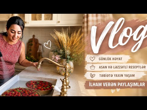 Çiyələk mürəbbəsi. Vlog. Qarışıq videolar.