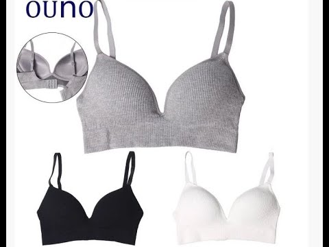 Бюстгальтер Ouno без кісточок в рубчик 7502 - YouTube