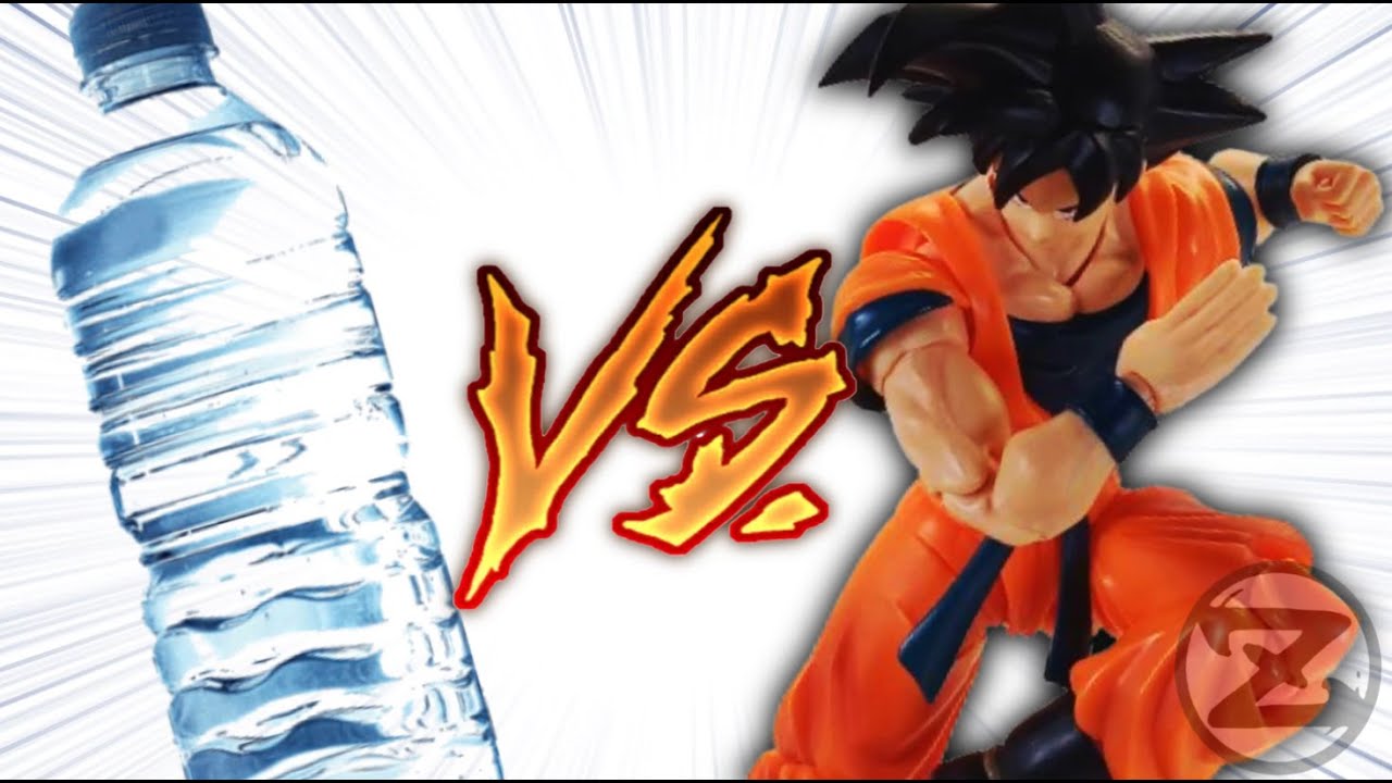 Goku fights a water bottle (movement practice) - YouTube