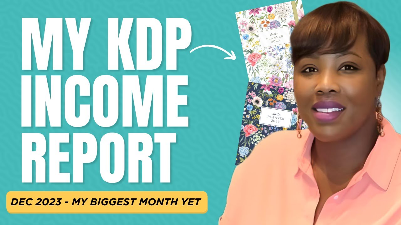 My Amazon KDP Income Report (Dec 2023) - My BIGGEST Month Yet! - YouTube