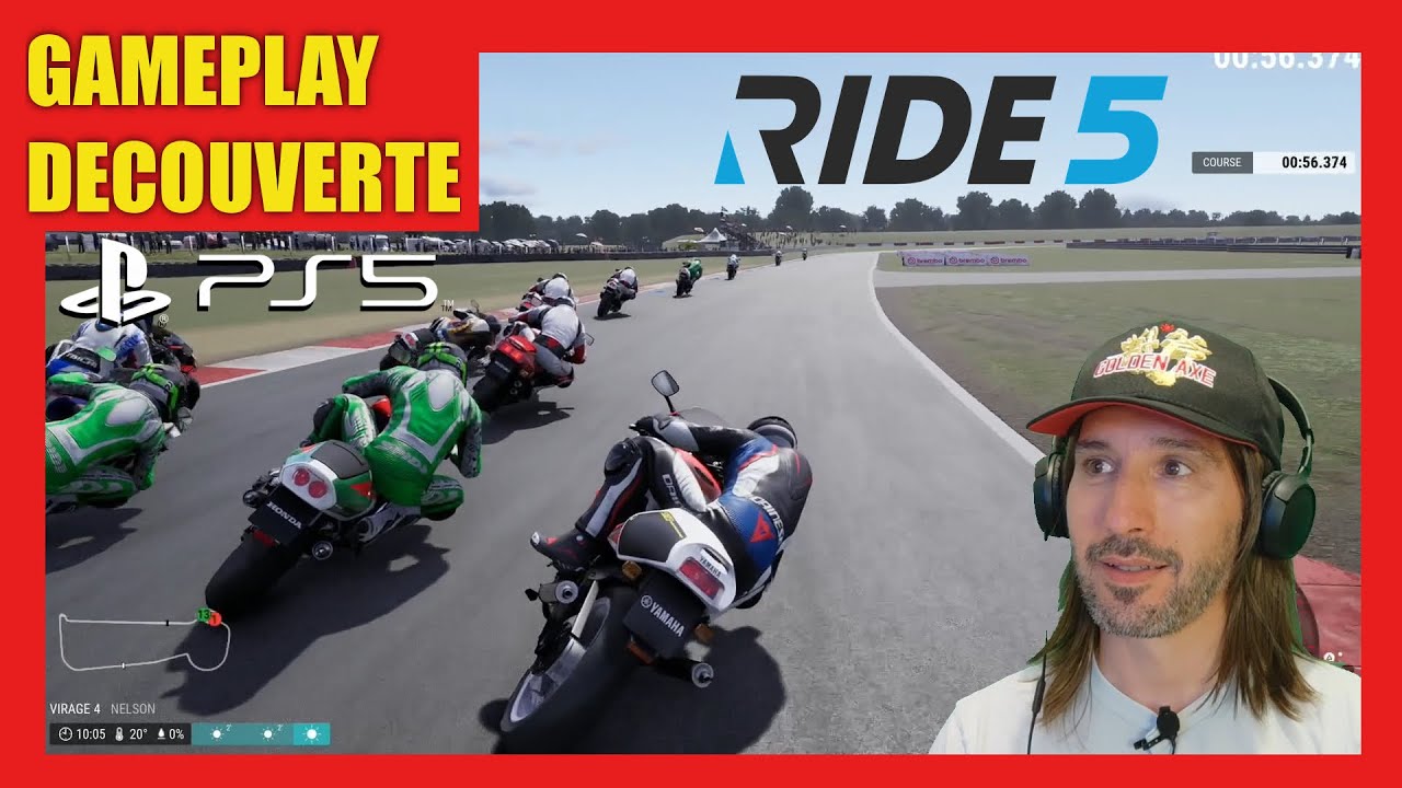RIDE 5 PS5 - GAMEPLAY DECOUVERTE - YouTube