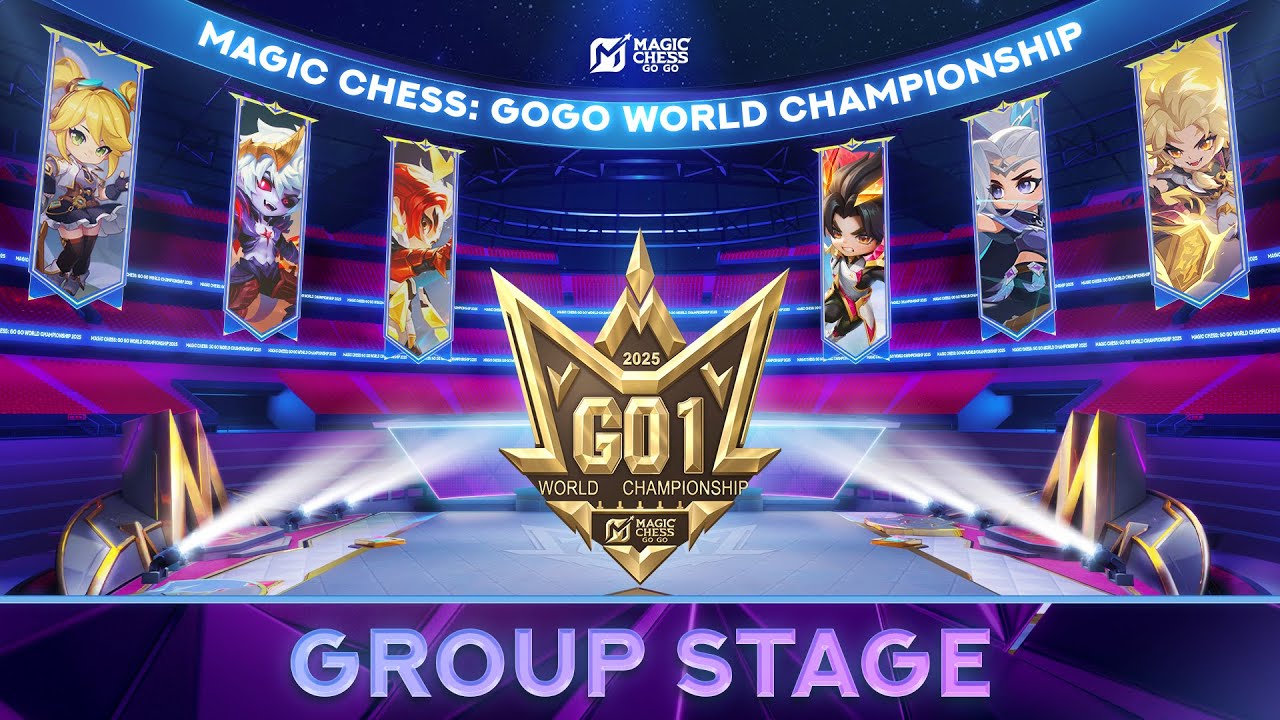 🔴LIVE | Magic Chess: Go Go World Championship Group Stage | GO1 Group ...