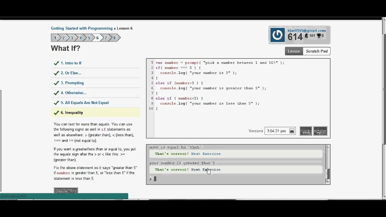 Code Academy Walkthrough Getting Started Part 2 Youtube 9432