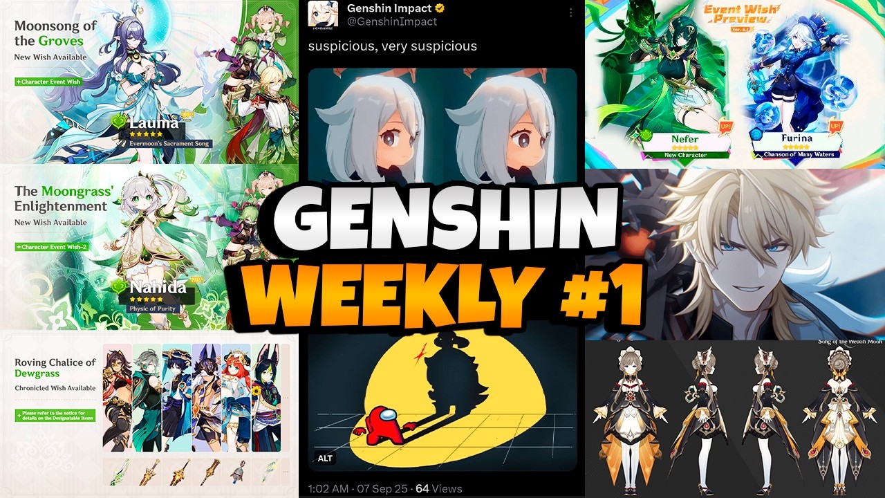 GENSHIN WEEKLY #1 | OFFICIAL 6.0, Genshin x Among Us?, EVERYTHING About ...