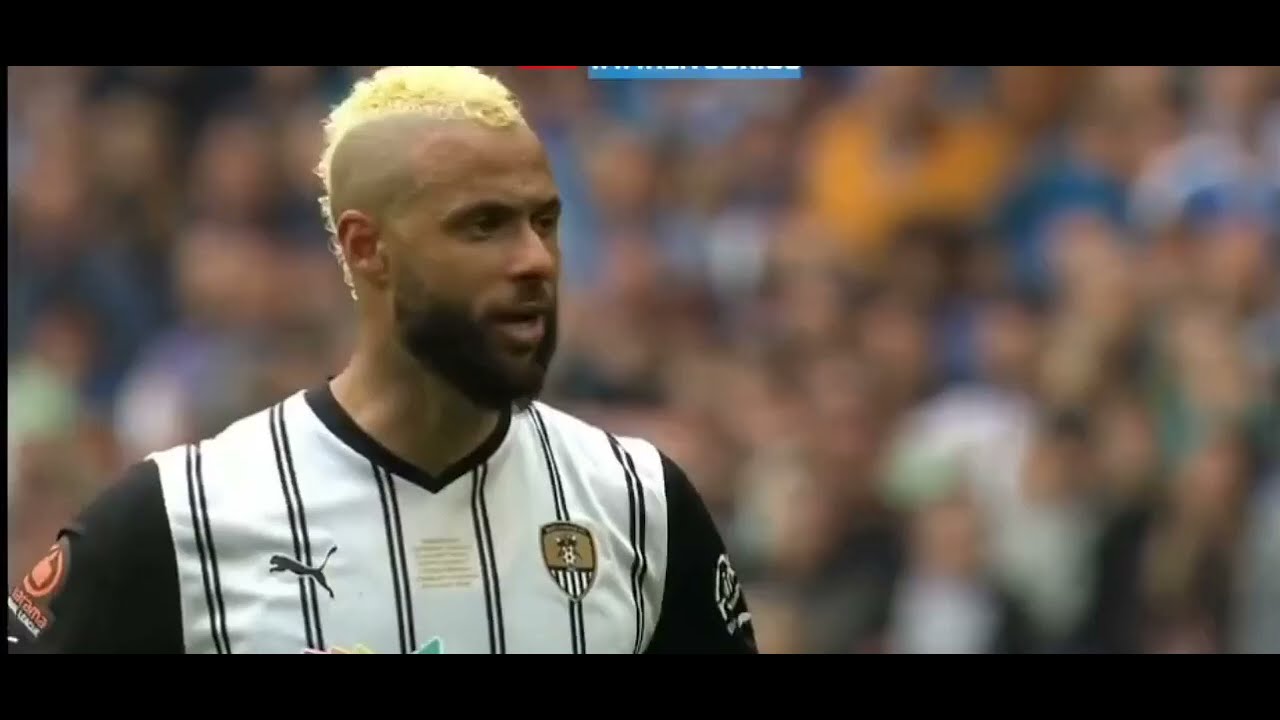John Bostock free-kick against Chesterfield Chesterfield vs Notts ...