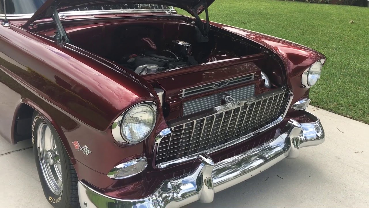 FOR SALE: 1955 Chevrolet Bel Air RestoMod - YouTube