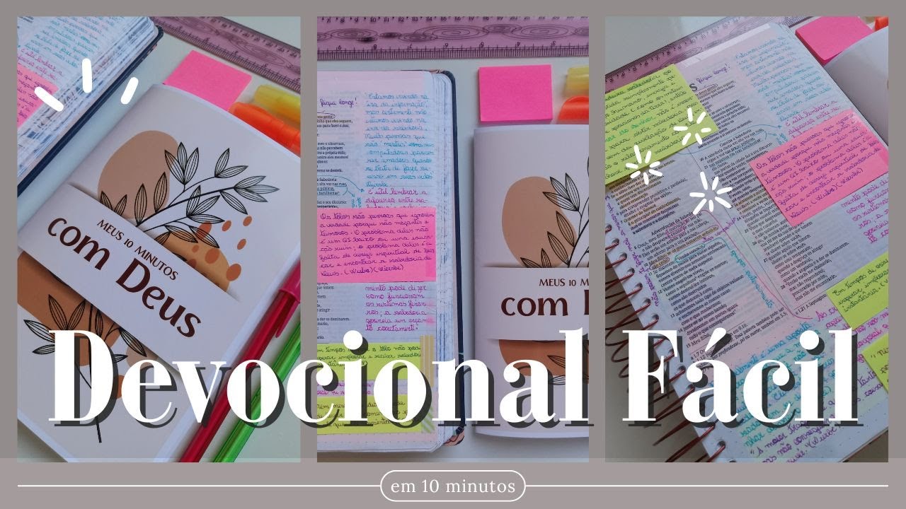Como fazer um Devocional em Pouco Tempo - YouTube