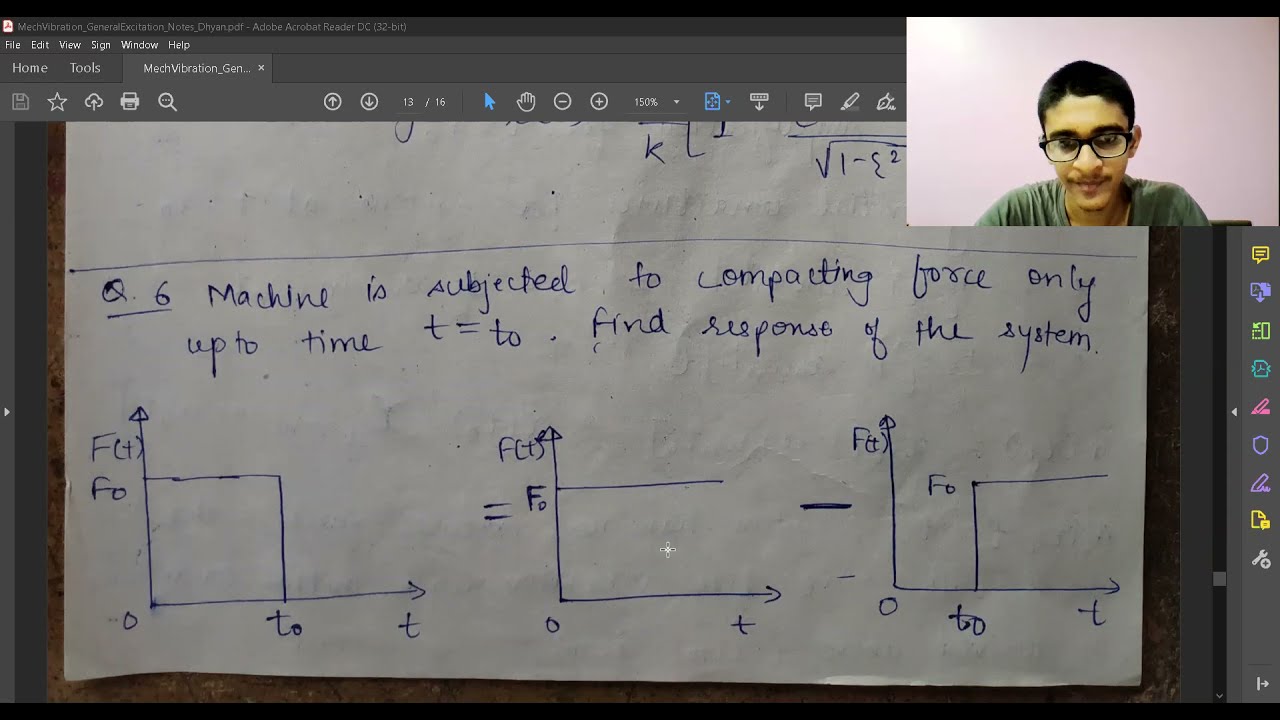 Dynamic Amplification Factor derivation, Complex Function | General ...