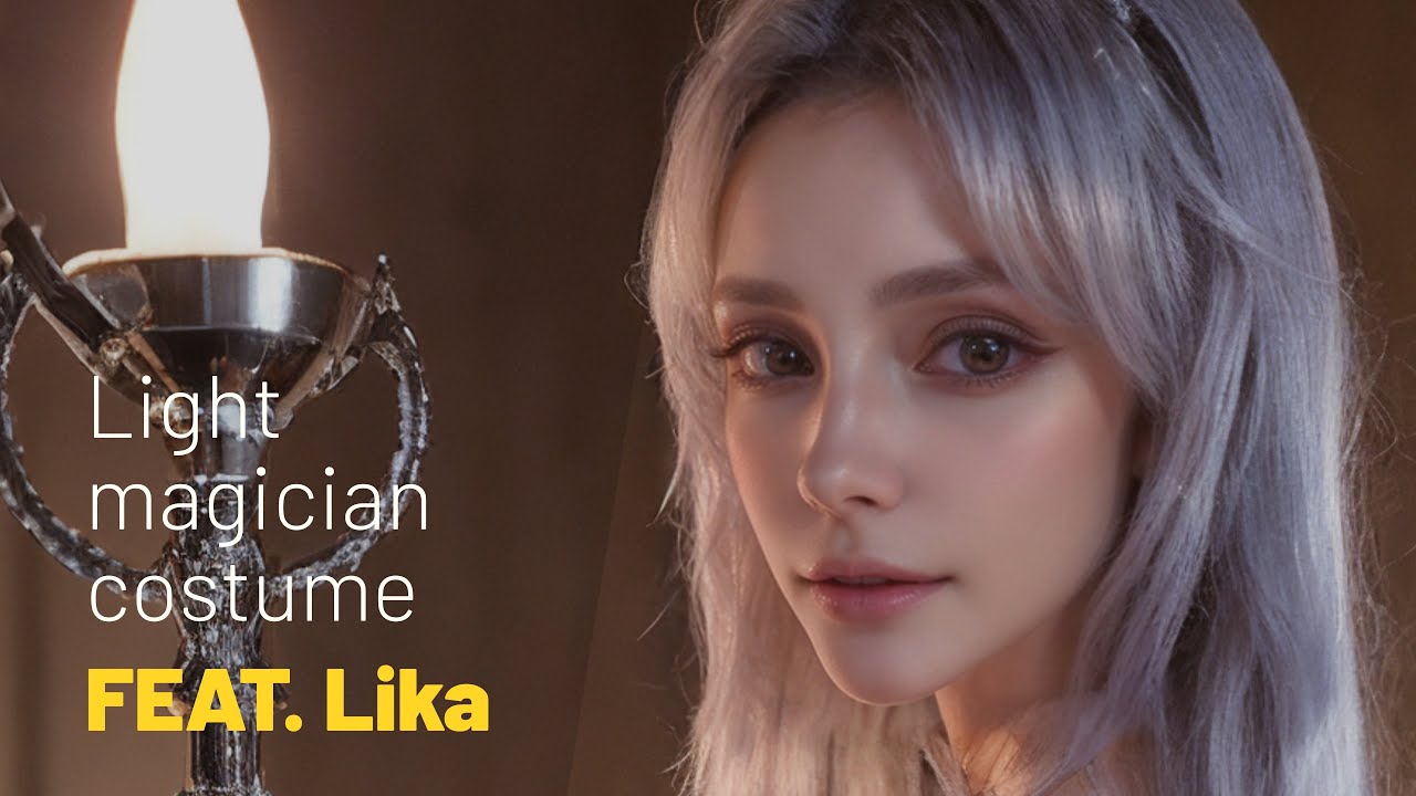 「4K」Light magician costume | Beauty Lookbook - YouTube