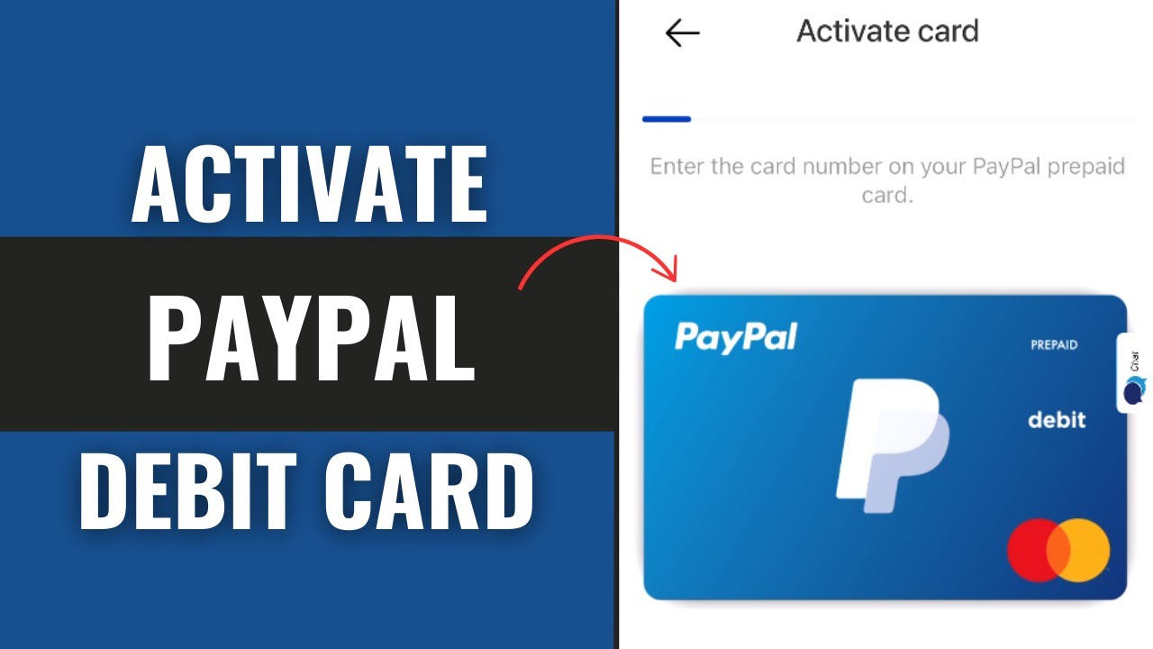How To Activate Your PayPal Debit Card - YouTube