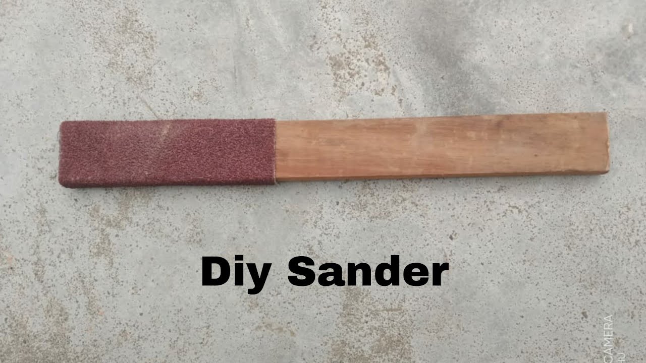 How To Make Simple Sanding Tool | Diy Sander - YouTube