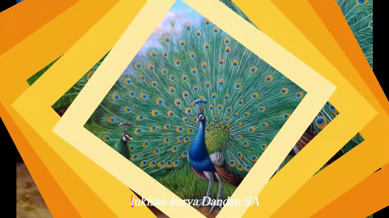 Lukisan Dandan SA tentang Pesona 8 LUKISAN BURUNG MERAK / Peacock ...