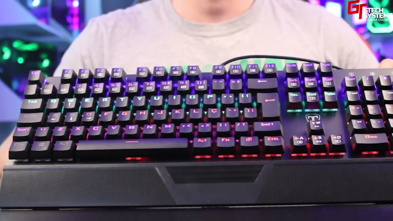 Teclado Gamer T-DAGGER Destroyer - YouTube