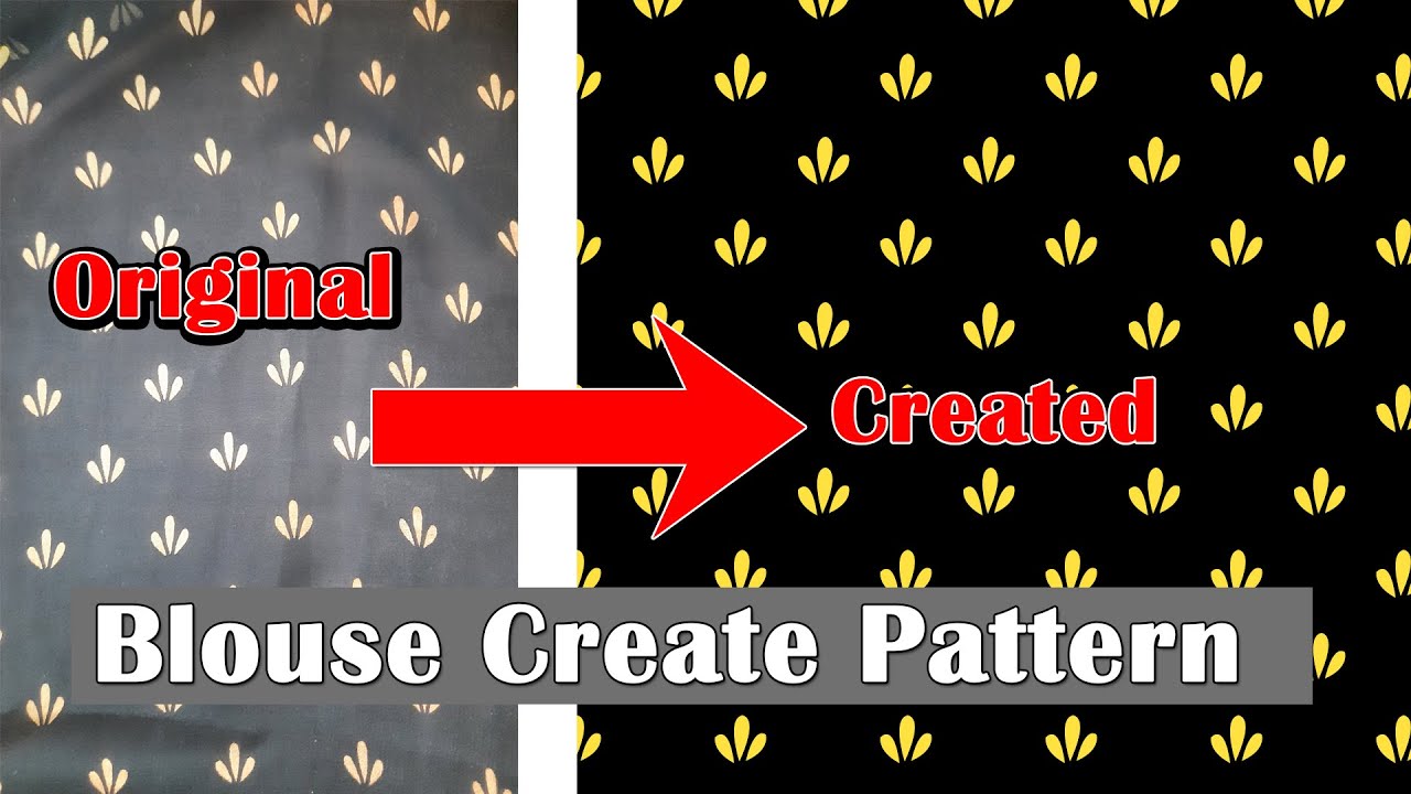 How Make Digital Blouse Design ? || Digital Printing Design || Surat ...