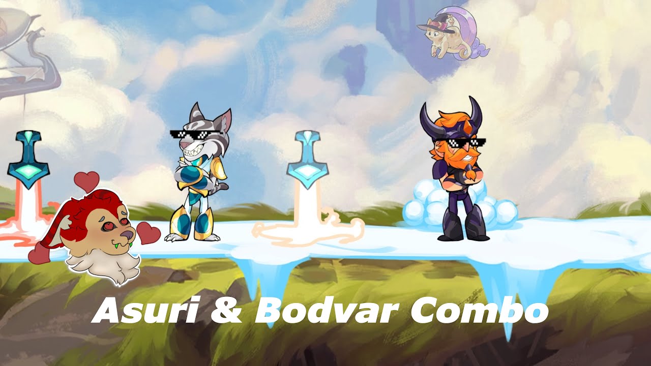 Asuri & Bodvar Team Combo [Brawlhalla] - YouTube