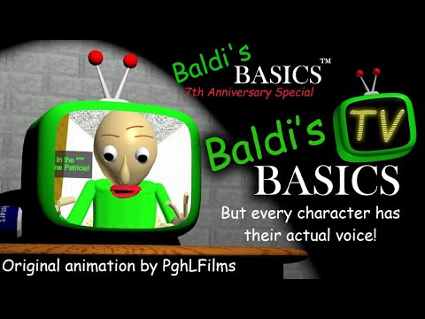 (AI COVER/7 YEARS OF BALDI SPECIAL) Baldi’s Basics TV, but every ...