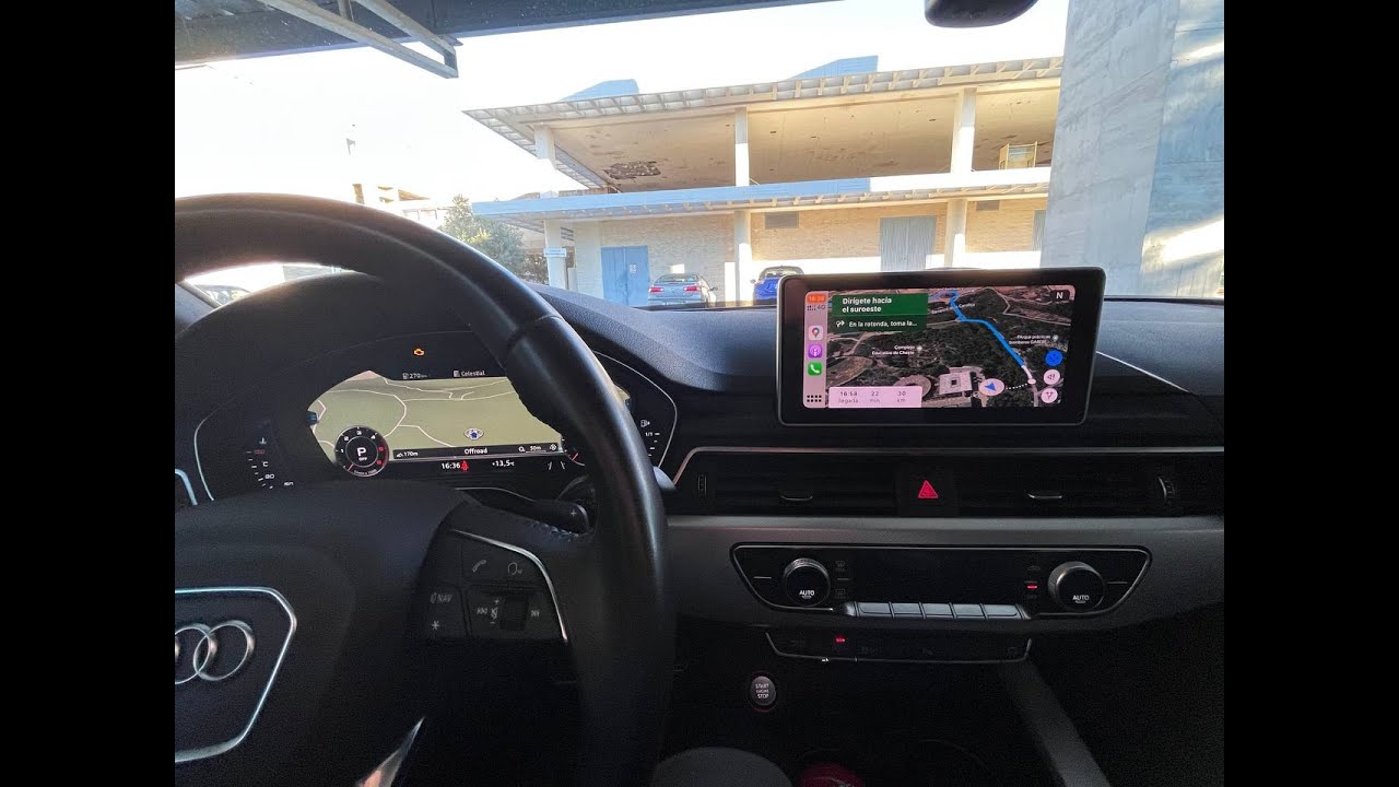 Activation Dual Navigation in Audi maps + CarPlay/AndroidAuto - YouTube