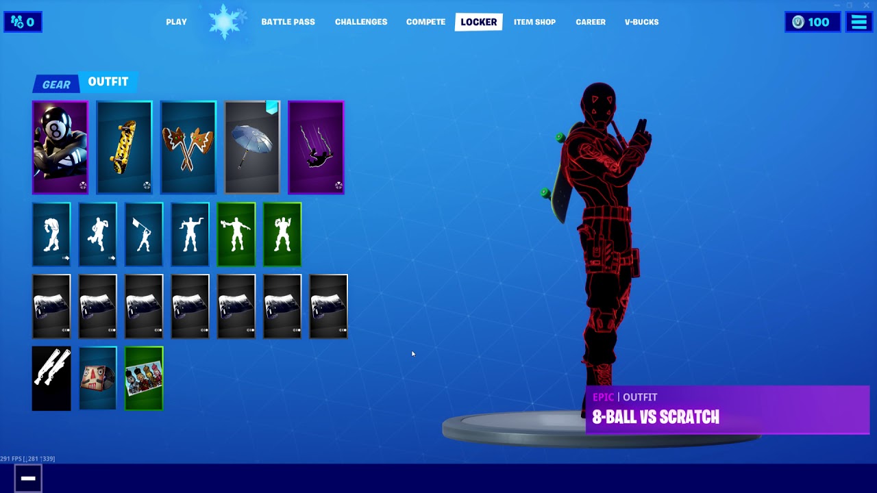 Corrupted SKIN FOrtnite - YouTube