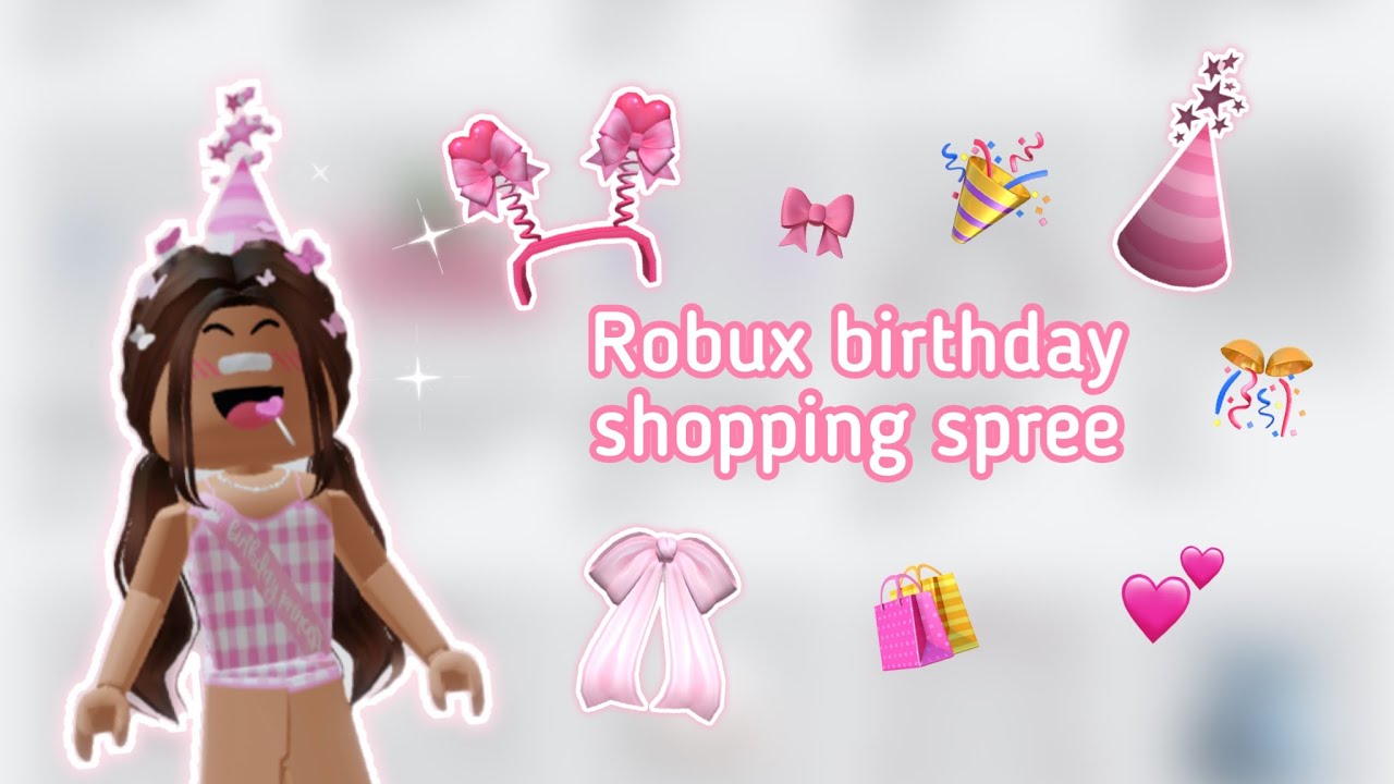 400 Robux birthday shopping spree🥳 - YouTube