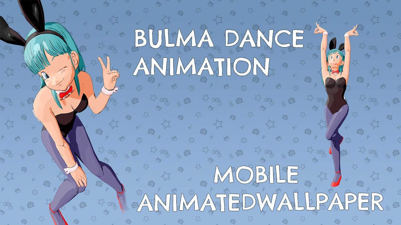 Bunny bulma dancing - 3d animation - dragon ball - YouTube
